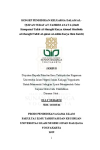 KONSEP PENDIDIKAN KELUARGA DALAM AL-QUR’AN SURAT AT-TAHRIM AYAT 6 (Studi Komparasi Tafsir Al ...